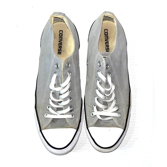 Converse | Shoes | Converse Chuck Taylor All Star Low Top Sneakers Gray ...
